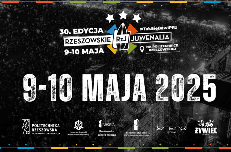 Rzeszowskie Juwenalia 2025 na Politechnice Rzeszowskiej. Jubileuszowa edycja, trzy sceny i ...